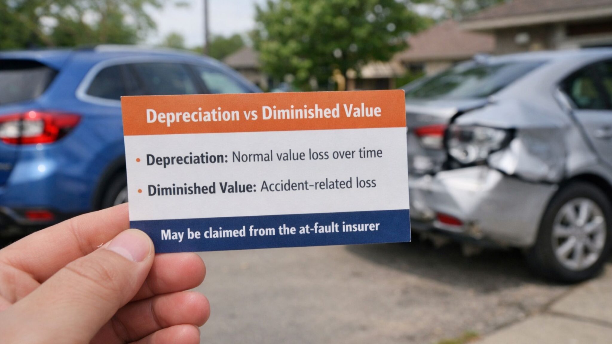 Diminished Value vs Depreciation - Comparison, Differences